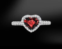 Unique ruby engagement ring related items | Etsy