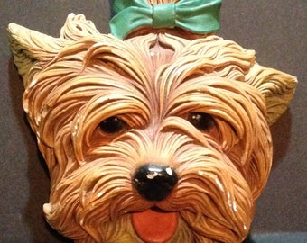 Chalkware terrier | Etsy