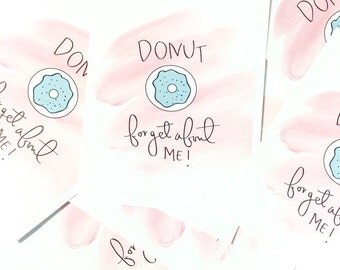 Donut forget me | Etsy