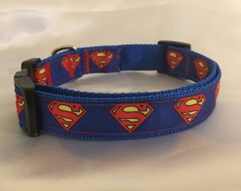 Superhero dog collar | Etsy