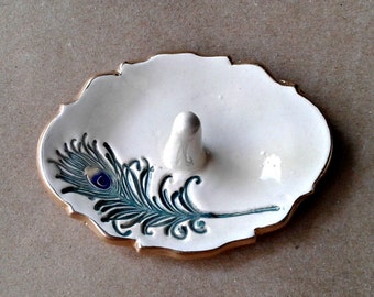 Ceramic feather | Etsy