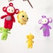 Baby Crib mobile Baby mobile Amigurumi Eh-Oh Teletubbies