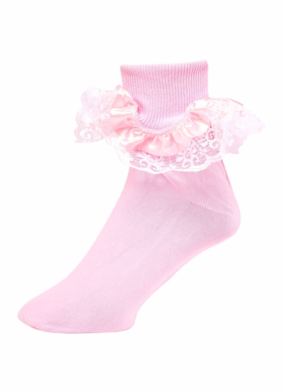 Ruffled Bobby Socks Embellished Socks Dance Socks Cute
