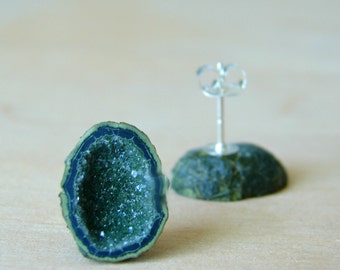 Raw Rough Diamond Opal Geode Crystal & Stone Jewelry by Gemologies