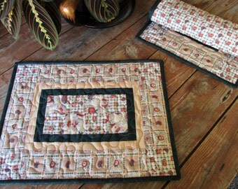 Log cabin placemats | Etsy