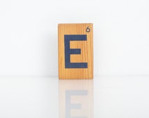 Vintage Alphabet Block / Vintage Wooden Letters E / Number 6 / Sign ...