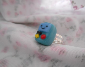 Items similar to BMO polymer clay charm (adventure time) on Etsy
