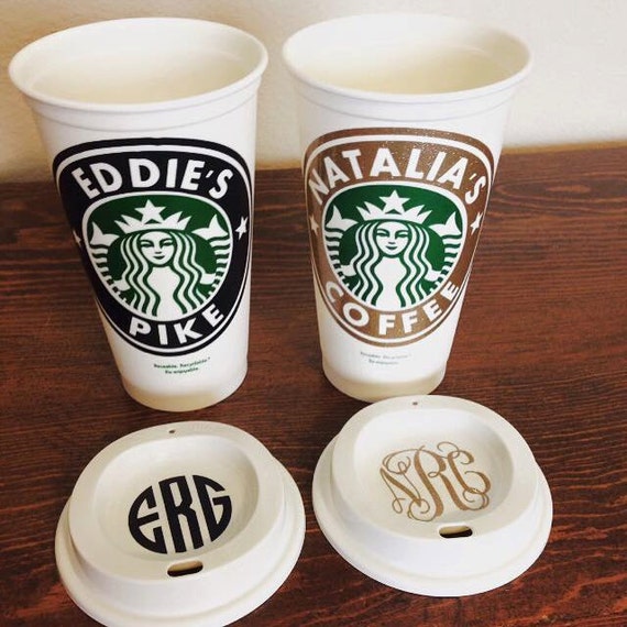 Coffee Cup Lid Stickers