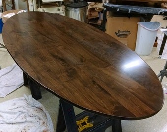 Round Table Top Solid Black Cherry Wood // by SelectWoodWorks