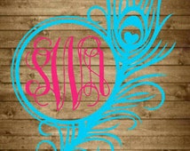 Unique feather decal related items | Etsy