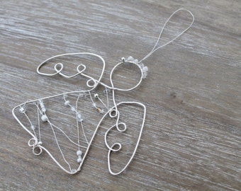 Wire angel ornaments | Etsy