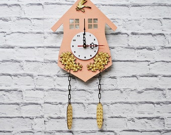Modern cuckoo clock | Etsy