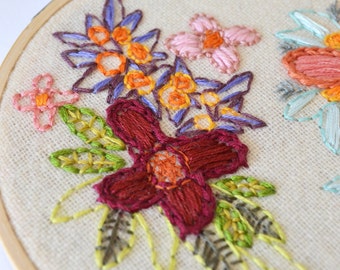 Botanical embroidery | Etsy