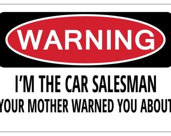 No salesman sign | Etsy