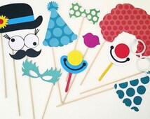 Unique clown photo booth related items | Etsy