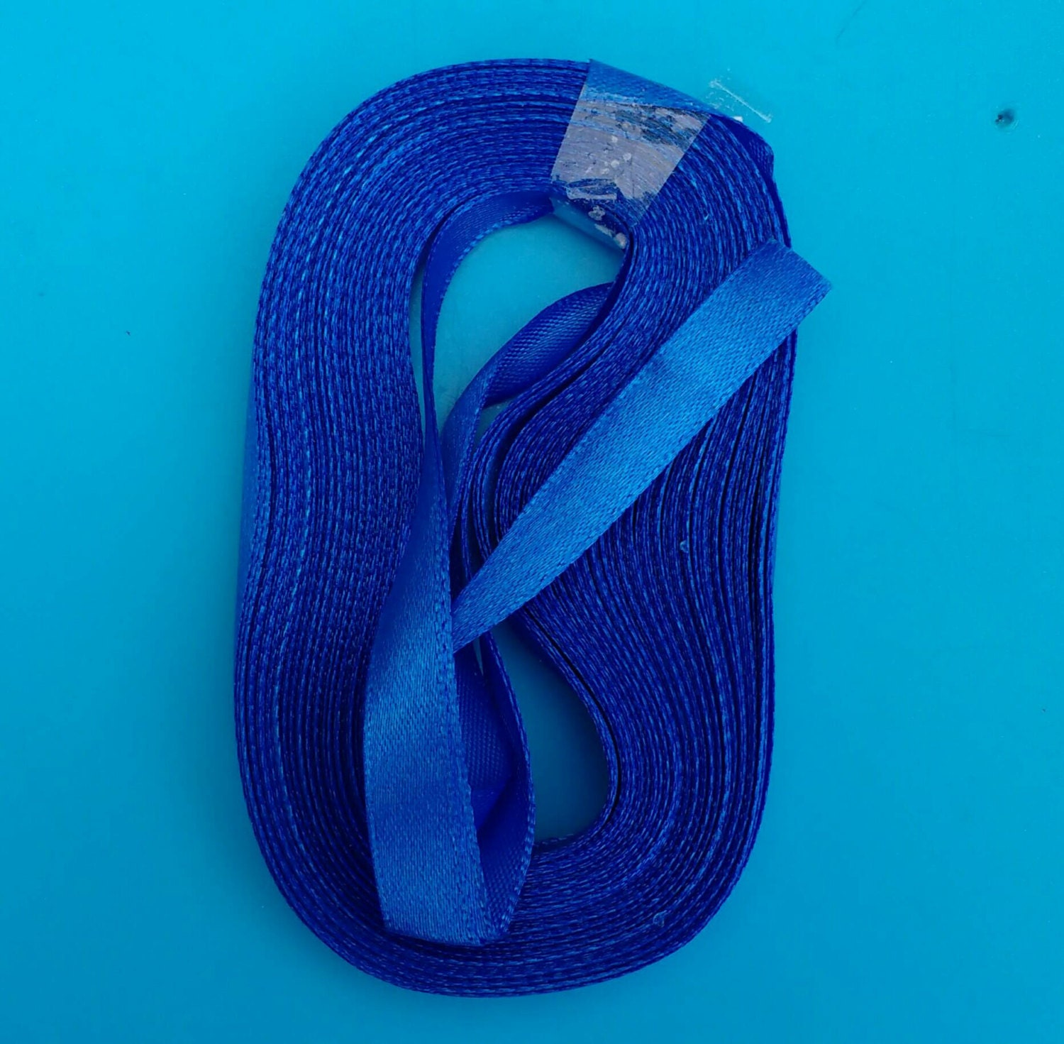 Royal Blue Satin Sewing Ribbon Cord 25 yds 3/8 by beadyfindings