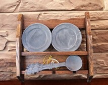 Unique wooden plate rack related items | Etsy