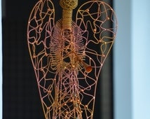 Unique wire angel sculpture related items | Etsy