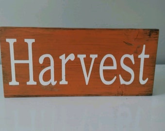 Harvest sign | Etsy