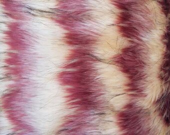 Striped faux fur | Etsy