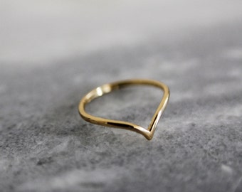 Unique v shaped ring related items | Etsy