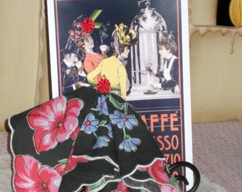 Country and Victorian Hanky Cards by onceuponahanky on Etsy