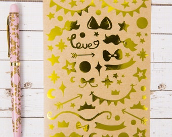 Hand Drawn Sticker Sheets and Planner Goodies by VioletLeBeaux