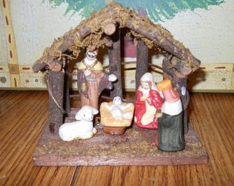 Ceramic nativity set | Etsy