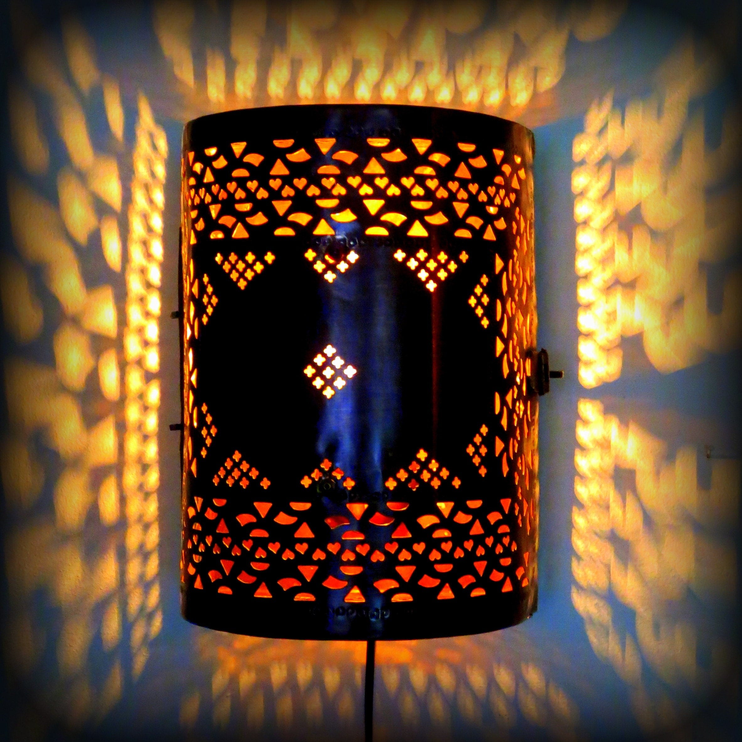 Upcycled lamps and fixtures by 4fLighting on Etsy