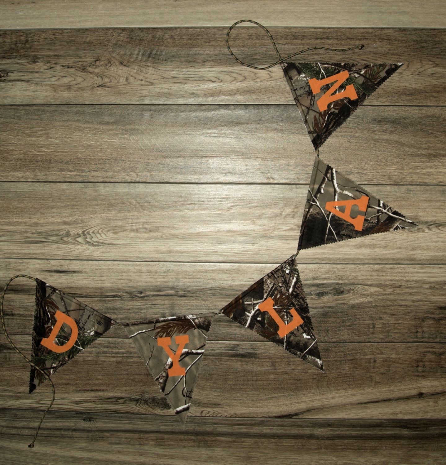 Bunting Banner-Hunting Camo Banner-Pennant by bbsprouts on Etsy