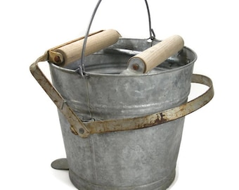 Galvanized buckets | Etsy