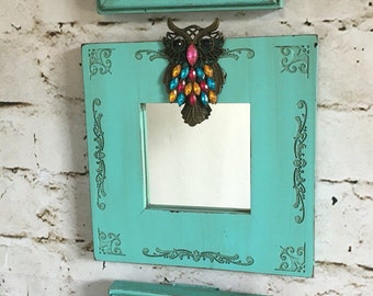 Owl mirror | Etsy
