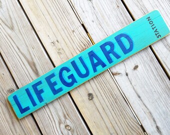Lifeguard signs | Etsy