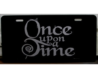 Alice in Wonderland License Plate I would rather be in