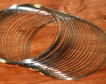 Memory wire necklace | Etsy