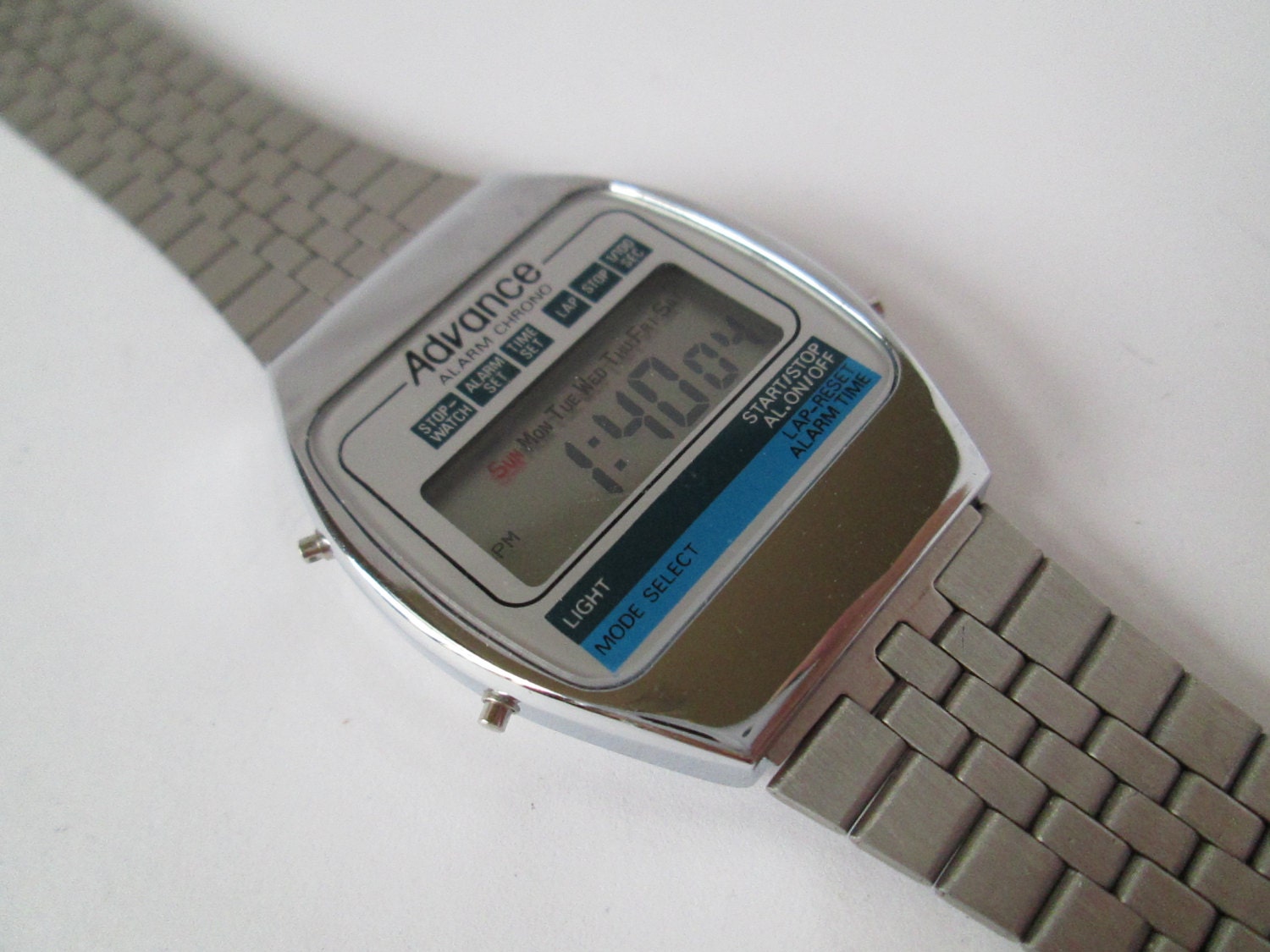 Vintage Digital Chrono Alarm Watch Wristwatch Men’s Women’s 1980’s ...
