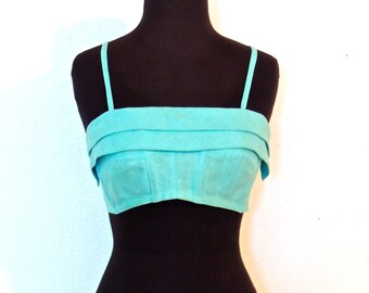 Linen bra | Etsy