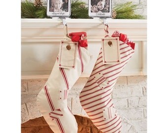 Stocking name tag | Etsy