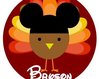 Mickey mouse turkey | Etsy