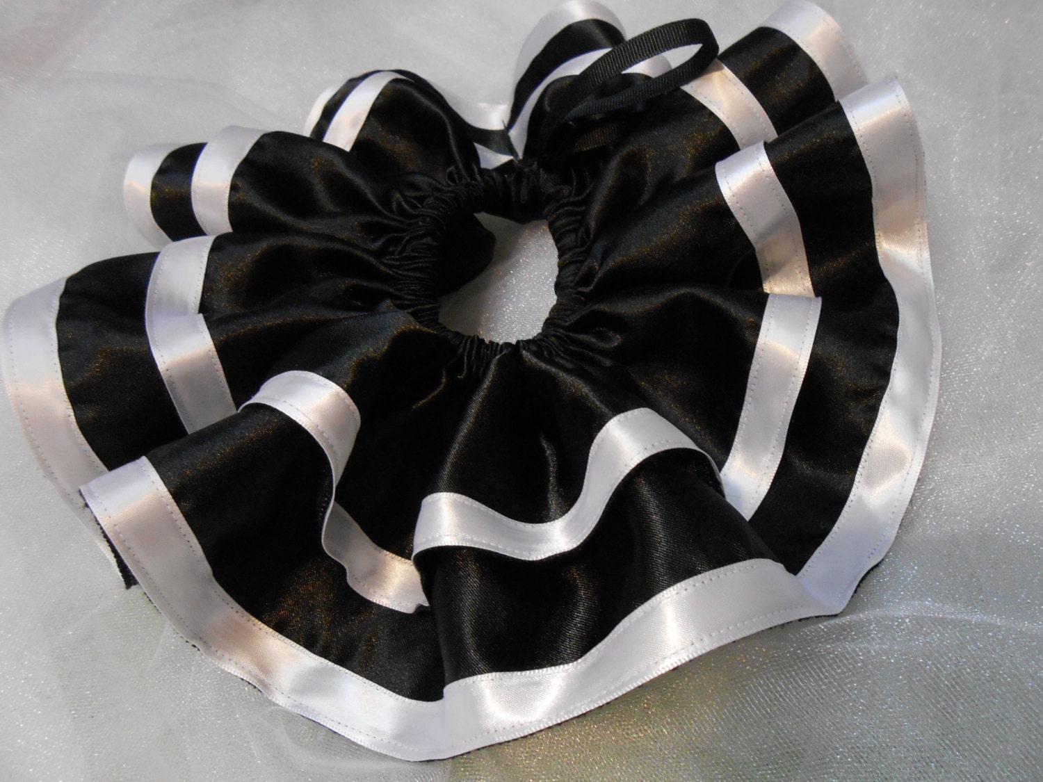 F013 Clown Collar Gorgeous Double Layer Collar with Ribbon