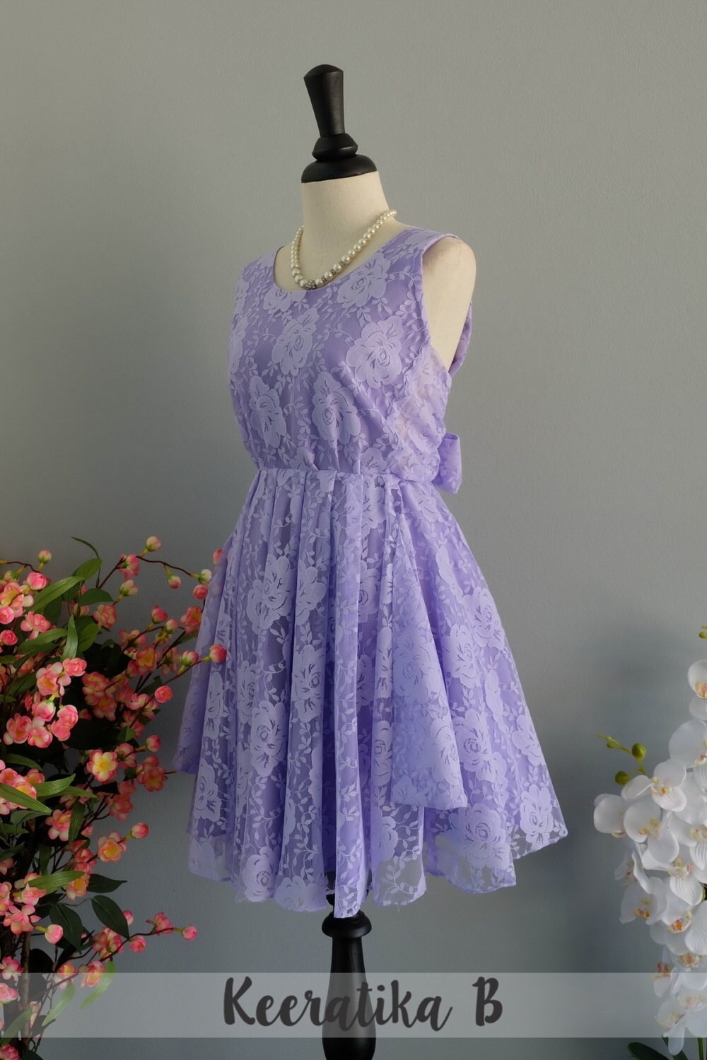 Lilac dress lilac lace dress lilac party dress lilac prom