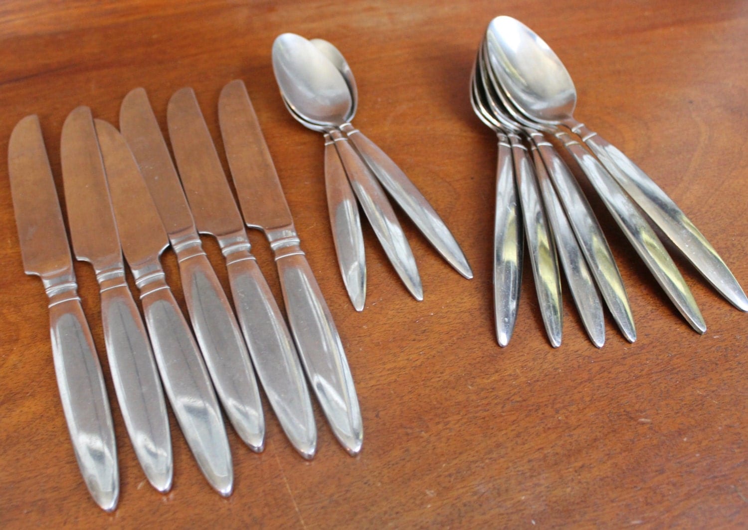 Vintage Stainless Silverware set FARBERWARE knife spoon