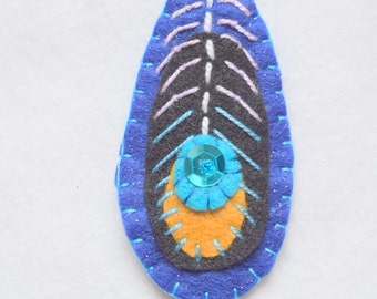 Felt peacock | Etsy