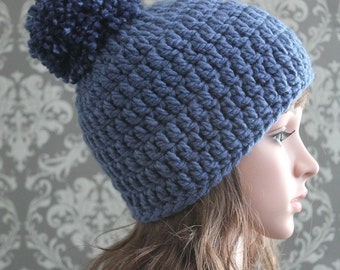 Crochet PATTERN Crochet Stocking Hat Pattern by PoshPatterns