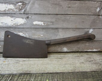 Antique meat cleaver | Etsy