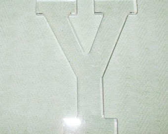 Large plastic letter | Etsy