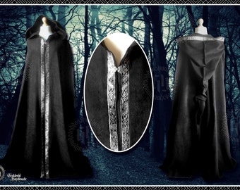 Polar Fleece Tendril Cloak Cape Ritual Robes by Creativesewandsew