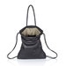 Handbag black leather backpack multi way leather sack bag SALE