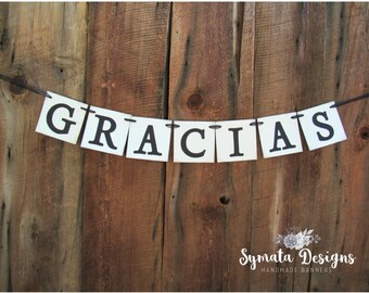 Gracias banner | Etsy