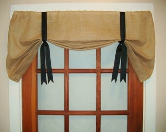 Tie up valance | Etsy